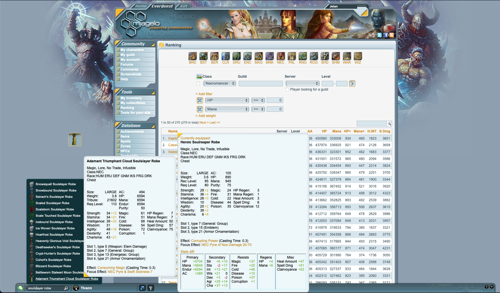 How to see raw item stats to compare items? (how to see item without ...
